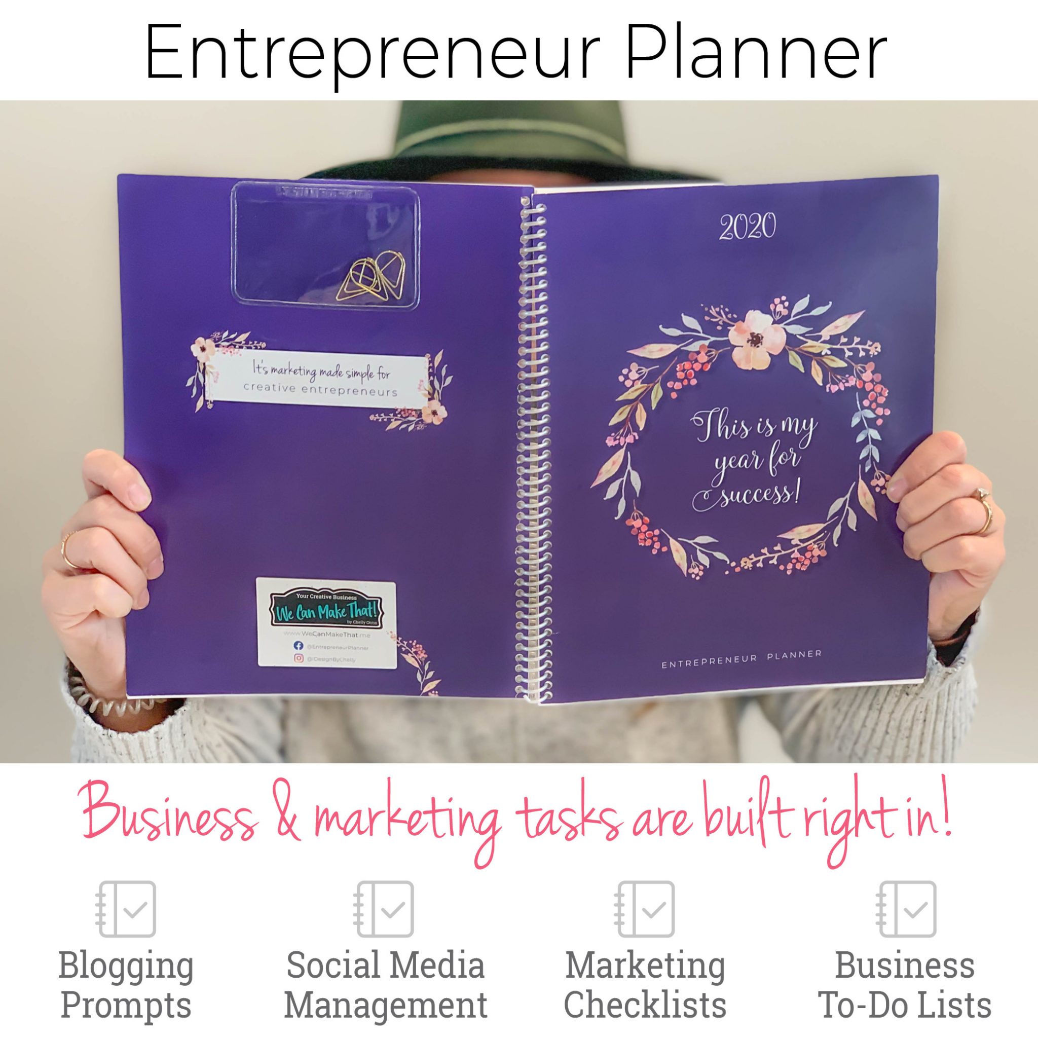 Entrepreneur planners for online creative business owners